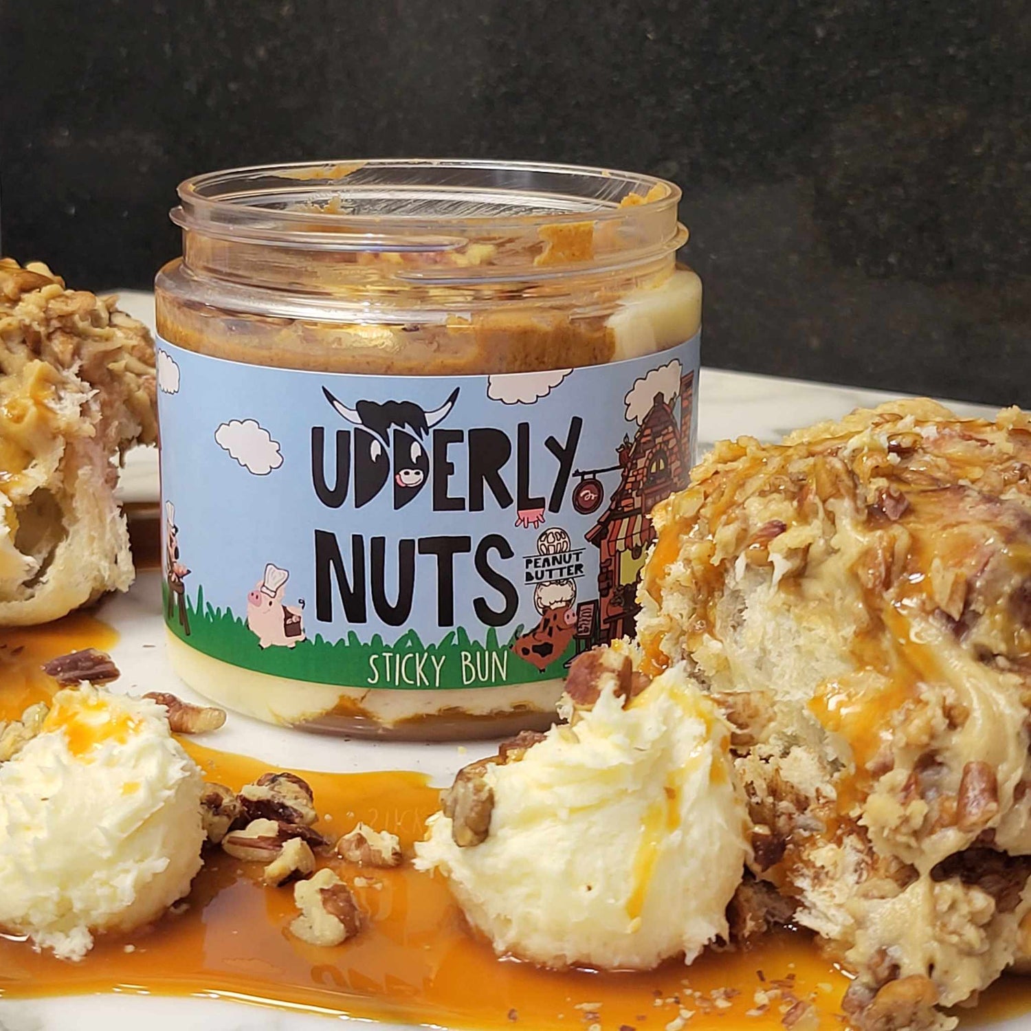 Sticky Bun – Udderly Nuts
